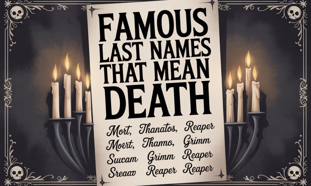 300+ Powerful Last Names That Mean Death